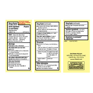 Rite Aid Allergy Medicine, Chlorpheniramine Maleate 4mg - 100 Count Tablets | 4 Hour Allergy Relief | Antihistamine Allergy Medication | Allergy Medicine for Adults | Non Drowsy Allergy Medicine