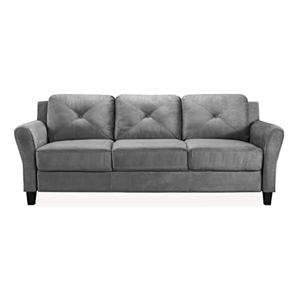 Lifestyle Solutions Harrington Sofa in Grey, Dark Grey