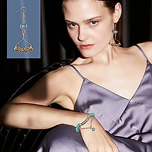 PH PandaHall 3 Colors Curved Tube Beads, 30pcs Twist Tube Slide 32mm Metal Loose Spacers Hollow Noodle Beads Tibetan Style Beads for Jewelry Necklace Bracelet Making, Hole: 4mm