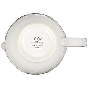 Lenox French Perle Sauce Pitcher, White -
