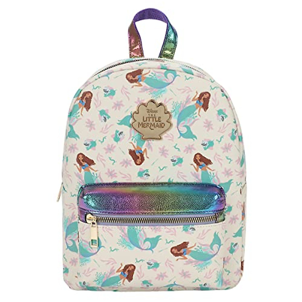 Bioworld Live Action Little Mermaid Ariel AOP Mini Backpack