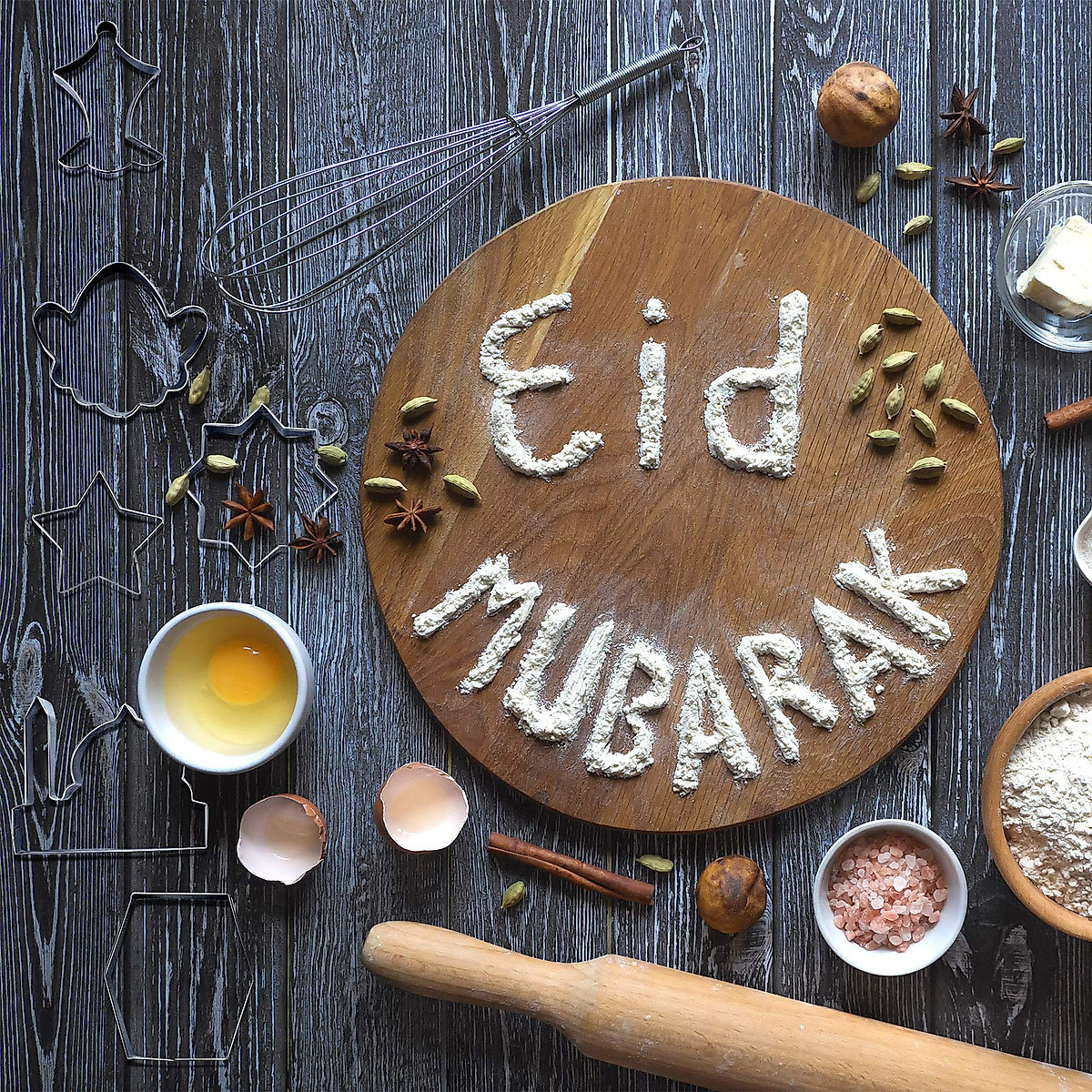 9 Pieces Eid Mubarak Cookie Cutters Eid Ramadan Biscuit Molds DIY Biscuit Cutters Stainless Steel Fondant Cutters with Lantern Camel Moon Design for Eid Mubarak Holiday Party Supplies