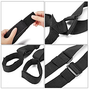 BESPORTBLE 2pcs Snowboard Straps Snowboard Shoulder Strap Ski Carrier Strap Backpack Accessories Adjustable Straps Pole Sling Strap Ski Pole Carrying Strap for Snowboard Ski Accessory