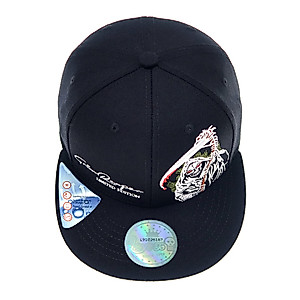 Love To Fashion Reaper Grim Religious Hats for Men Women Skull Black Flat Bill Snapback Baseball Caps,Medium-X-Large