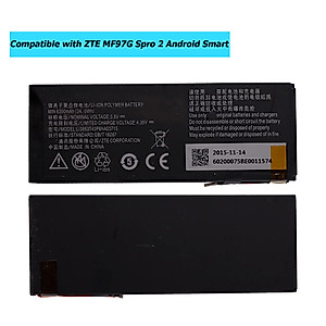Vvsialeek Li3863T43P6HA03715 Replacement Battery Compatible with ZTE MF97G Spro 2 Android Smart Projector with Toolkit