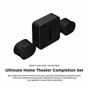 Sonos Sub (Gen 3) - The Wireless Subwoofer for Deep Bass - Black