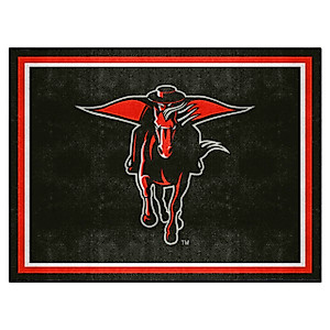 FANMATS 36590 Texas Tech Red Raiders 8ft. x 10 ft. Plush Area Rug