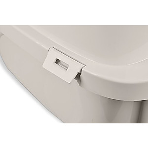 Van Ness Pets Odor Control Large Enclosed Cat Litter Box, Hooded, Pearl, CP6