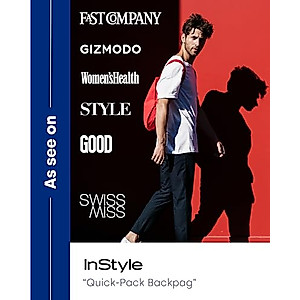 Notabag Original 2 in 1 Backpack and Bag (Red) – Backpack waterproof – reusable grocery bags foldable – clever design for more flexibility – backpack waterproof – grocery tote bag