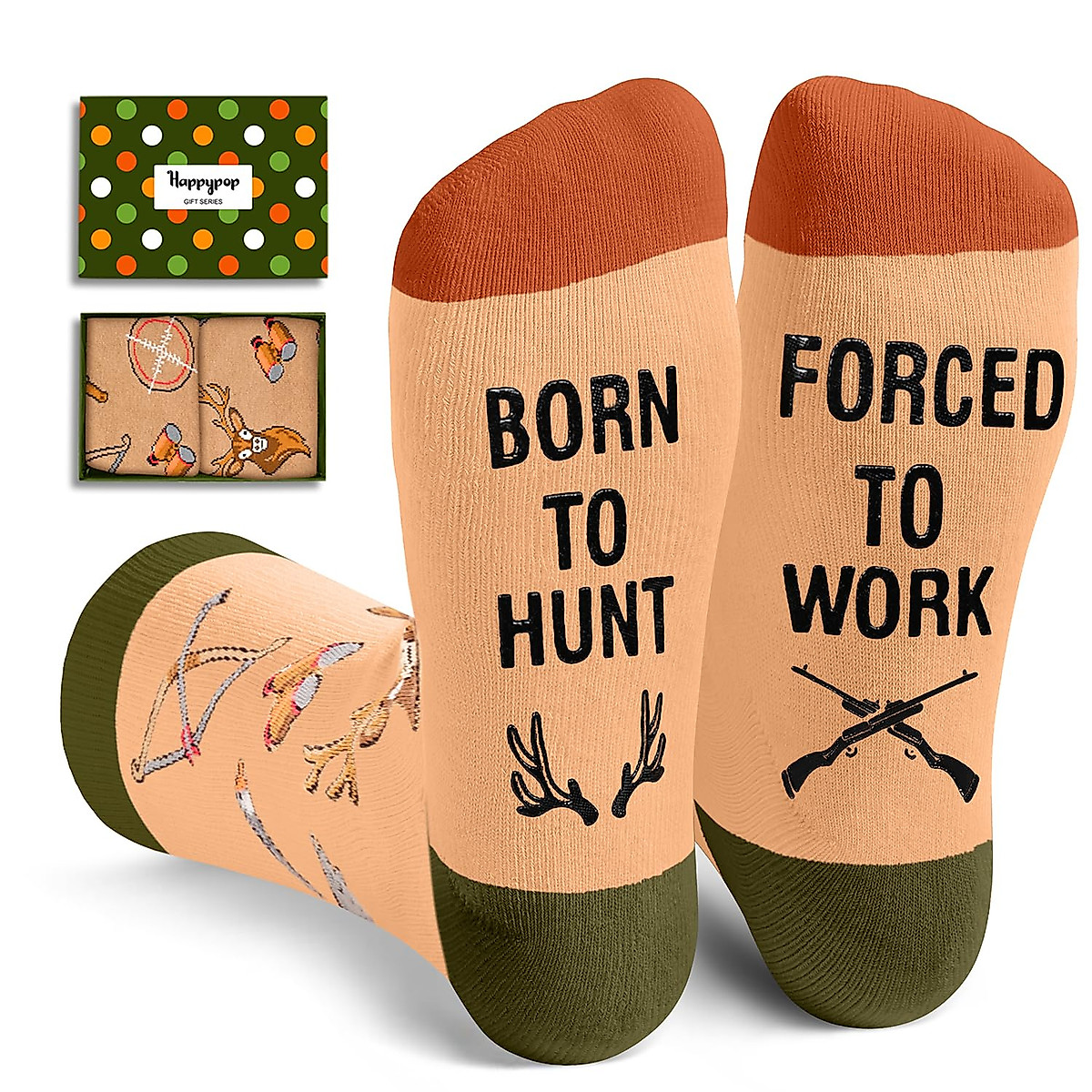 Zmart Hunting Gifts For Men Who Have Everything - Deer Hunting Gifts For Boys, Hunter Socks