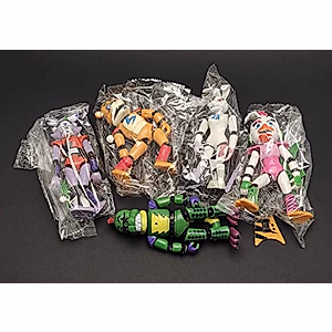 2022 New Game FNAF Toys Bonnie Foxy Bear Action Figure Dolls 9pcs/Set Transparent Version for Children (A)