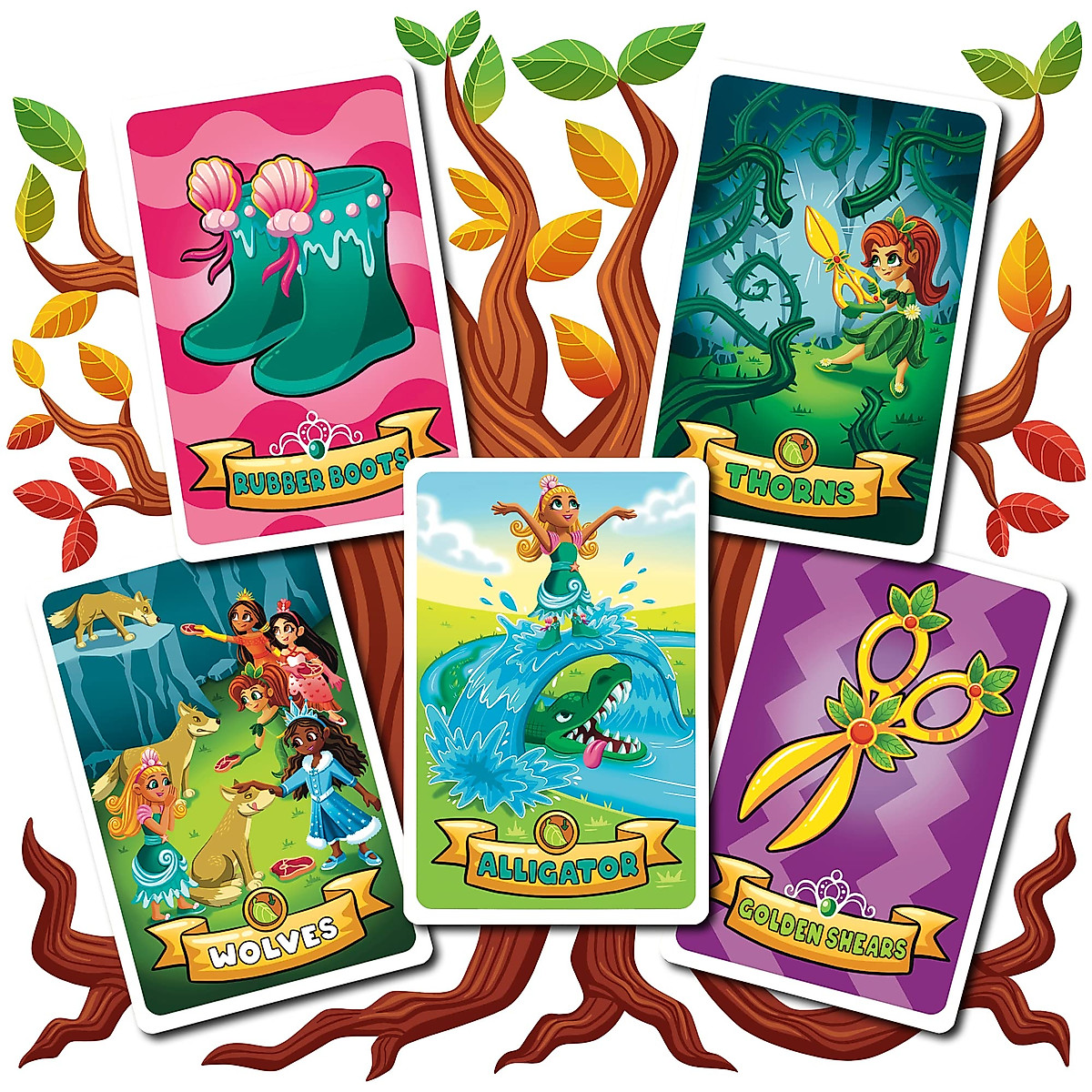 Jumping High Fives Princess Heroes Board Game - Cooperative Princess Castle Game for Kids Ages 4 and Up - Children Develop New Skills Through Play, Perfect for Family Fun Time