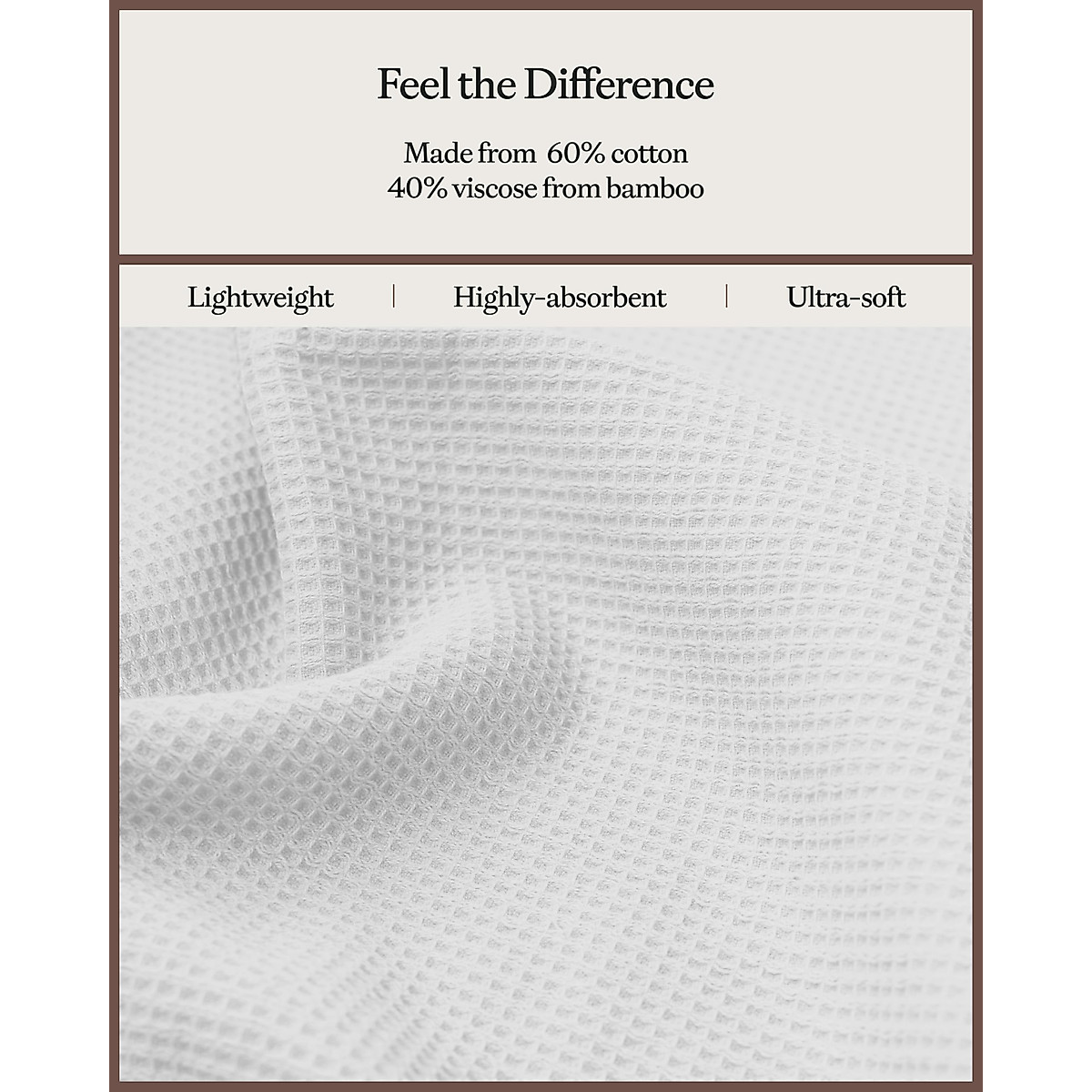 Cozy Earth White Waffle Bath Sheets