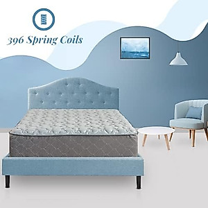 Nutan 11" Foam Encased Plush Mattress, Premium Bed Mattresses Provide Perfect Body Support and Ultimate Comfort, Durable Supporting Internal Structure, Full XL