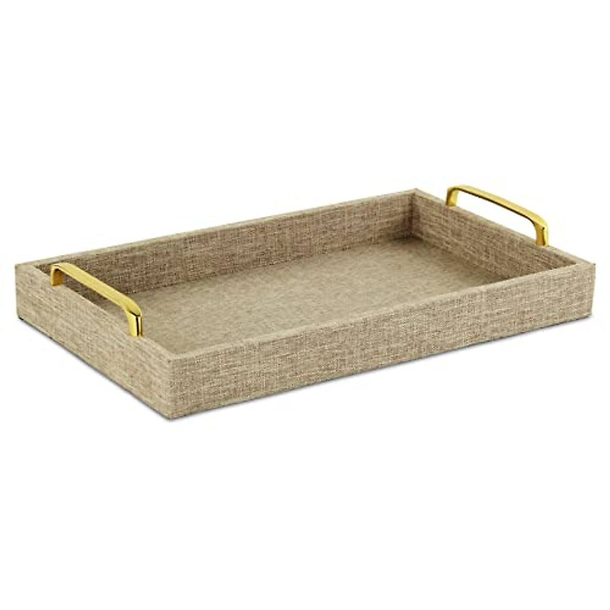 Cheung's 5730 Canter Isle Linen Tray, Beige