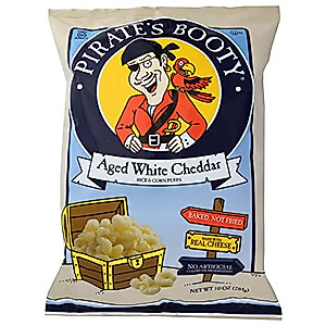 Pirate’s Booty Snack Puffs, Aged White Cheddar, 10 oz.
