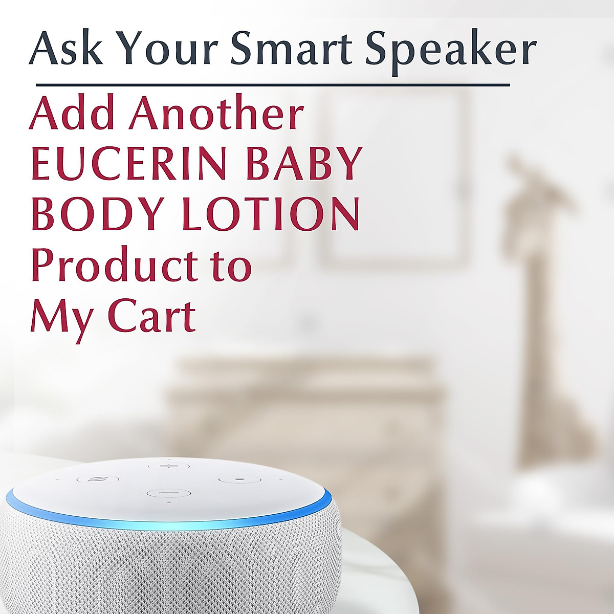 Eucerin Baby Body Lotion, Fragrance Free Baby Lotion, 13.5 Fl Oz Pump Bottle