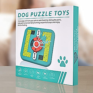 Dog Puzzle Toys, Dog Puzzles for Smart Dogs, Puppy Puzzle Toys, Dog Enrichment Toys Dog Mentally Stimulation Toys for Training, Dog Treat Chew Toy Gifts for Puppies, Cats, Small, Medium, Large Dogs