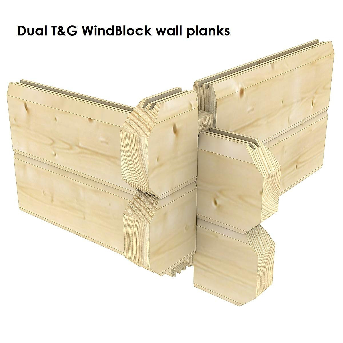 Allwood Estelle 4 | 148 SQF Cabin Kit, Garden House