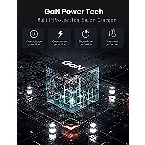 USB Wall Charger, Aioneus 40W 4-Port Fast Charger Block, Multiport USB Cube Power Adapter Wall Charger Plug Charging Block for iPhone 14 13 12 11 Pro Max XR Xs Max 8 7 6,Samsung,LG,Moto,Android Phones