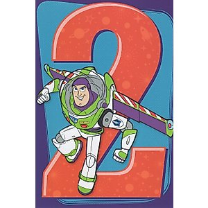 Heartline Buzz Lightyear Happy 2nd Second Birthday Card (Age 2) - Wishing You BIRTHDAY FUN to INFINITY and BEYOND!