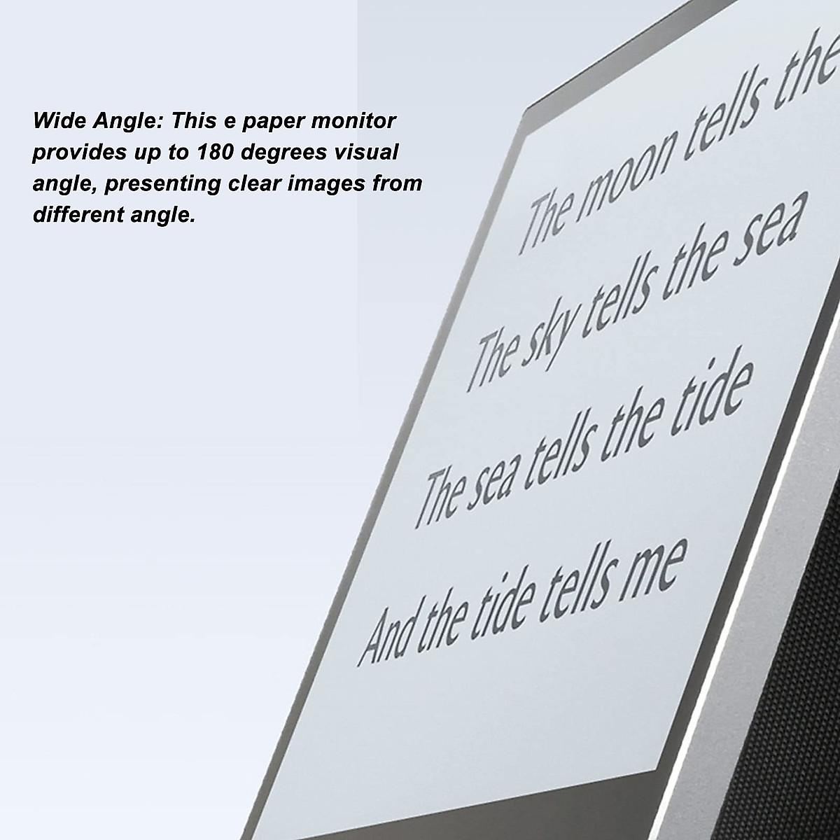 FOTABPYTI Epaper Screen, 15Hz Refresh Ink Display, Multimode 10.3 Inch Antiglare Laptop (US Plug)