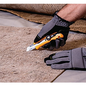 OLFA 18mm Heavy-Duty Utility Knife (L-1) - Multi-Purpose Custom Cutting Depth Utility Knife w/Ergonomic Grip Handle & Snap-Off Blade, Replacement Blades: Any OLFA 18mm Blade