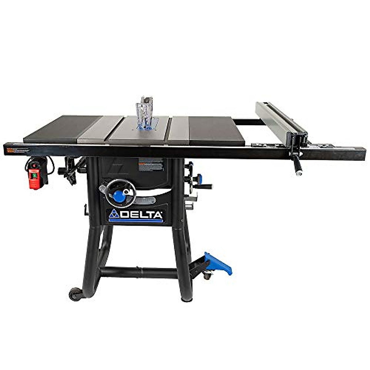 Delta 36-5000T2 Contractor Table Saw with 30" Rip Capacity and Steel Extension Wings