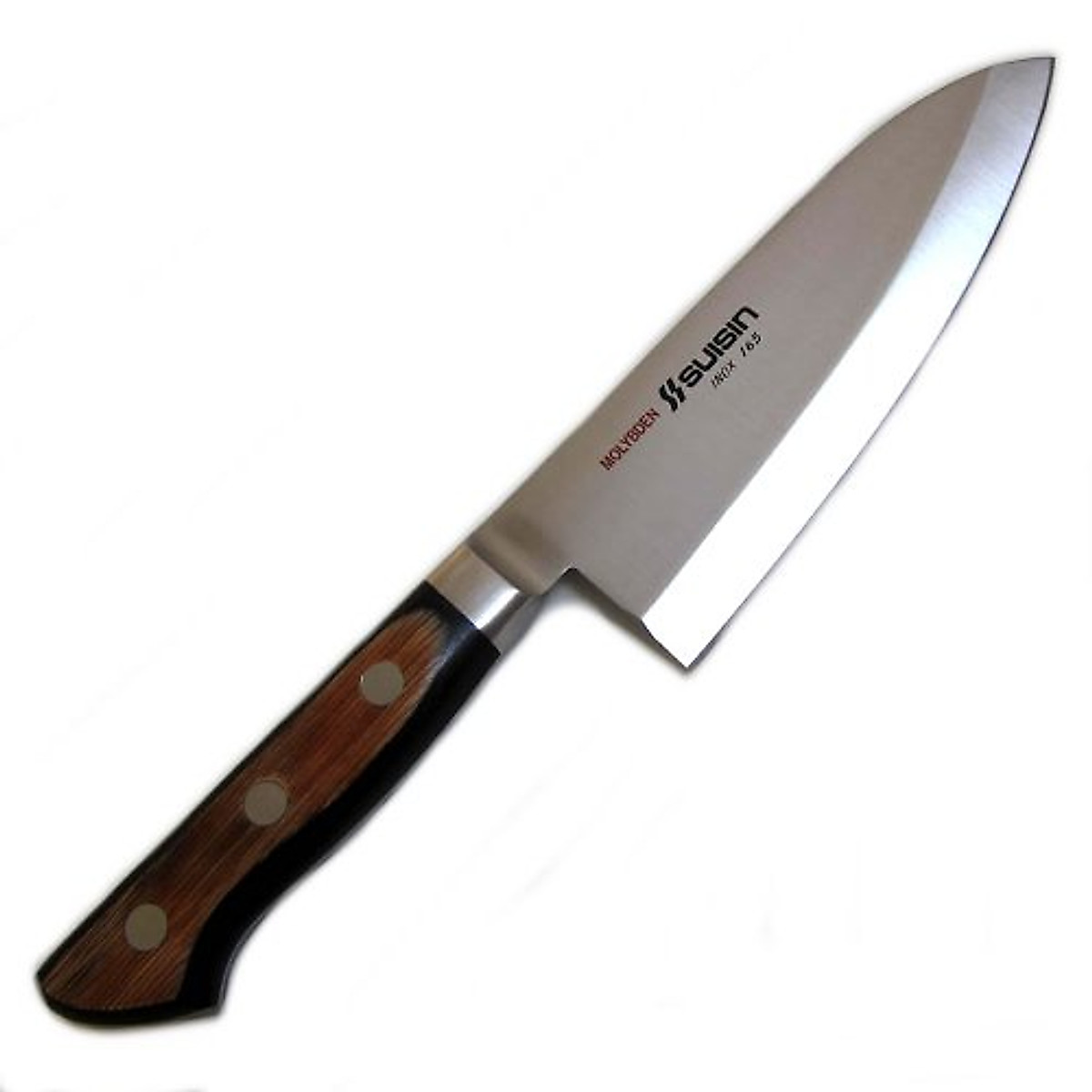 Houcho.com Suisin Inox Western-Style Knife Series, Genuine Sakai-Manufactured, Inox Steel 6.5" (165mm) Deba Knife