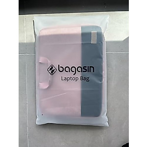 bagasin Laptop Sleeve Case 17 17.3 Inch, Slim Water Resistant TSA Laptop Cover with Handle Durable Protective Computer Carrying Case Compatible with HP Dell Lenovo Asus Notebooks