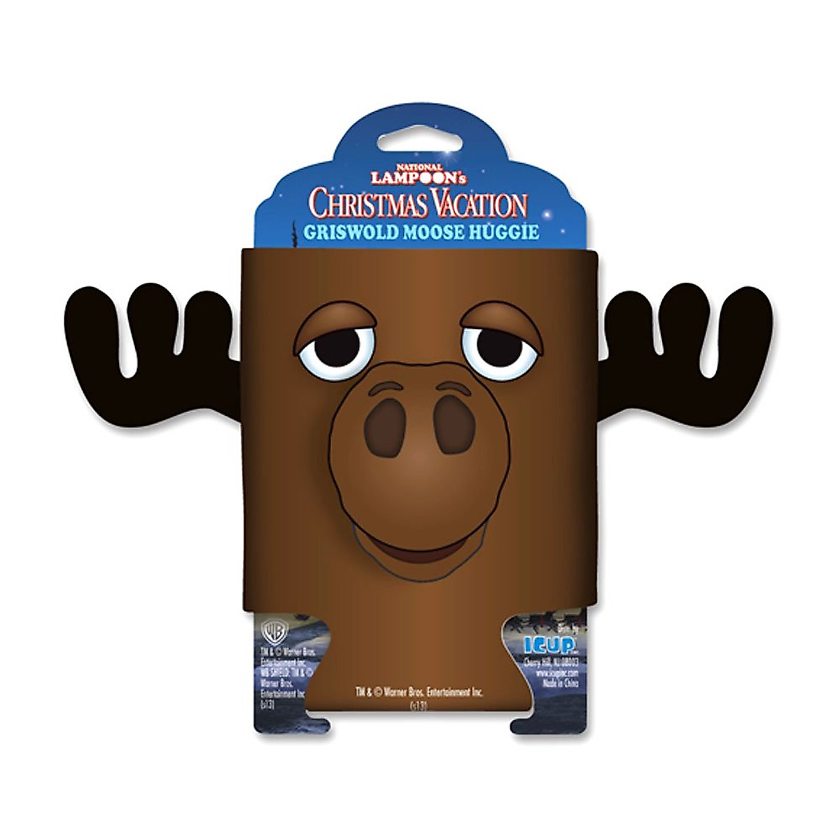 ICUP National Lampoon's Vacation Griswold Moose Huggie with Antlers, Clear