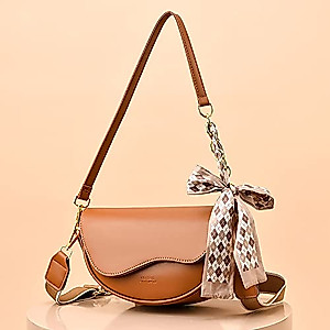 Small Crossbody Handbags For Women Multipurpose Soft Shoulder Bag Lightweight Retro Tote Bag Purses for Women Shoulder Bag (Yellow, One Size)