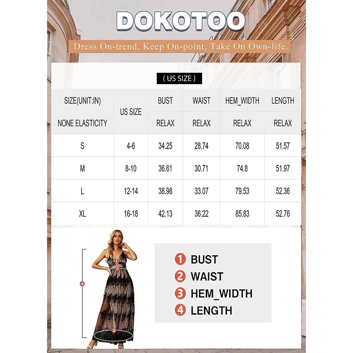 Dokotoo Womens Sexy V Neck Sleeveless Spaghetti Straps Elegant Embroidered High Slit Sheer Mesh Dresses Backless Maxi Long Formal Evening Party Prom Dress Bridesmaid Wedding Guest Dresses White Small
