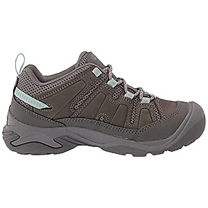 KEEN Women's Circadia Vent Low Height Breathable Hiking Shoes, Steel Grey/Cloud Blue, 8.5