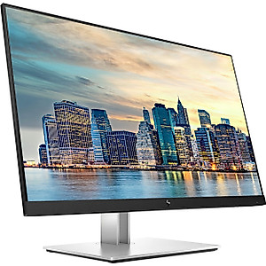 HP EliteDisplay E27q G4 27 Inch IPS LED Backlit Monitor 2-Pack Bundle with Fully Adjustable Desk Mount Monitor Stand