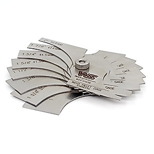 Weld Leg Length/Fillet Throat Gage 28.6-50.8mm 1''1/8-2'' Stainless Steel Inch/mm Y