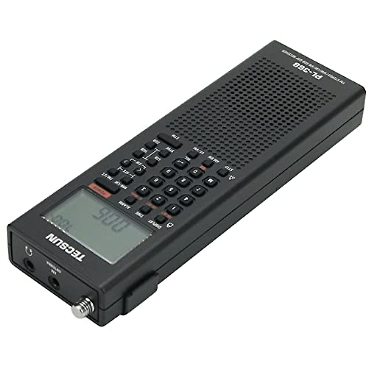 Tecsun Digital PL368 AM/FM/LW/SW Worldband Radio with Single Side Band Receiver (Black)