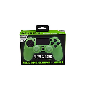Silicone Skin + Thumb Grips Glow in the Dark (PS4)