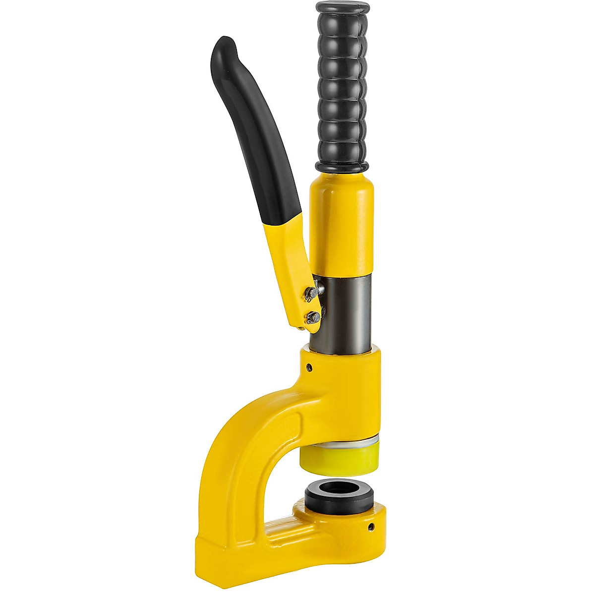 VEVOR Hydraulic Hole Punching Machine, 6 Ton Manual Hole Digger Punch, Portable Metal Hole Digger Hydraulic Punch Kit with 5 Punch Dies 0.63 to 0.98 Inch for Iron Stainless Steel Aluminum Plates