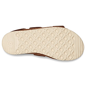 UGG Unisex-Child Goldenstar Slingback Sandal, Chestnut, 2 Little Kid