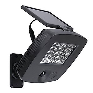 Penfly 30LEDs Seperated Solar Power Outdoor Sensor Human Body Induction PIR Night Light Security Lamp for Home Garden Porch Wall Mount Street Light White Color
