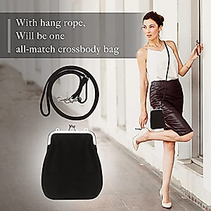 Wild & Bold Small Crossbody Bags For Women Black Cross Body Purses Mini Cell Phone Shoulder Bag Canvas Travel Crossbody Sling Bags for Women
