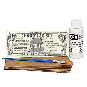 Money Pad Kit - DIY Padding Kit - Includes 2oz of HAR Precision Padding Compound - USA Made Recycled chipboard and a pad Brush