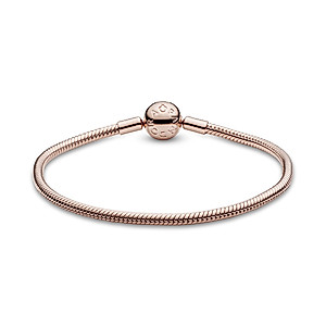 PANDORA Smooth Rose Clasp Bracelet