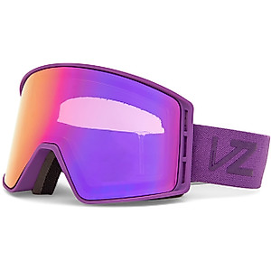 VonZipper Unisex Mach Snow Sport Goggle Sunglasses - Plum Satin | Grey Rose