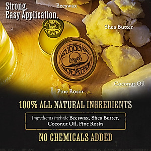 Moustache Care Gift Set by Vintage Grooming Co. | Death Grip & Sudden Death Mustache Wax & Comb Kit