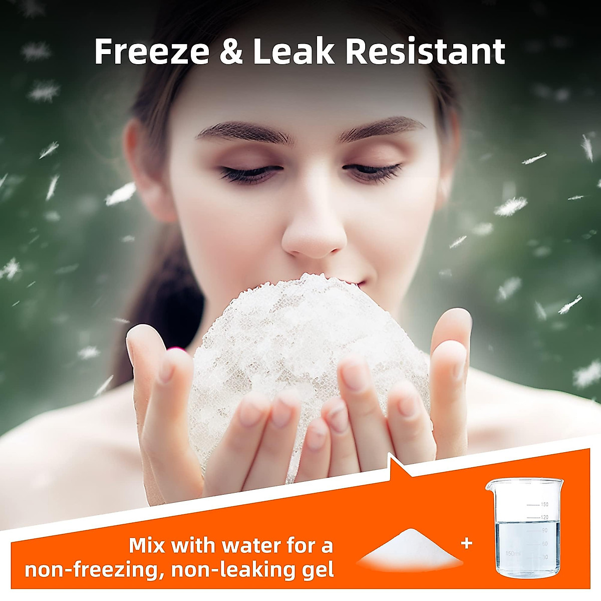 LaSyL Base Weighted Gel (25/50 Ounces) - Sand & Sandbag Replacement for Anchoring Portable Basketball Hoops, Outdoor Umbrellas and Volleyball Nets - More Effective Than Water Alone