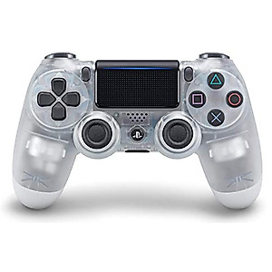 DualShock 4 Wireless Controller for PlayStation 4 - Crystal (Renewed)
