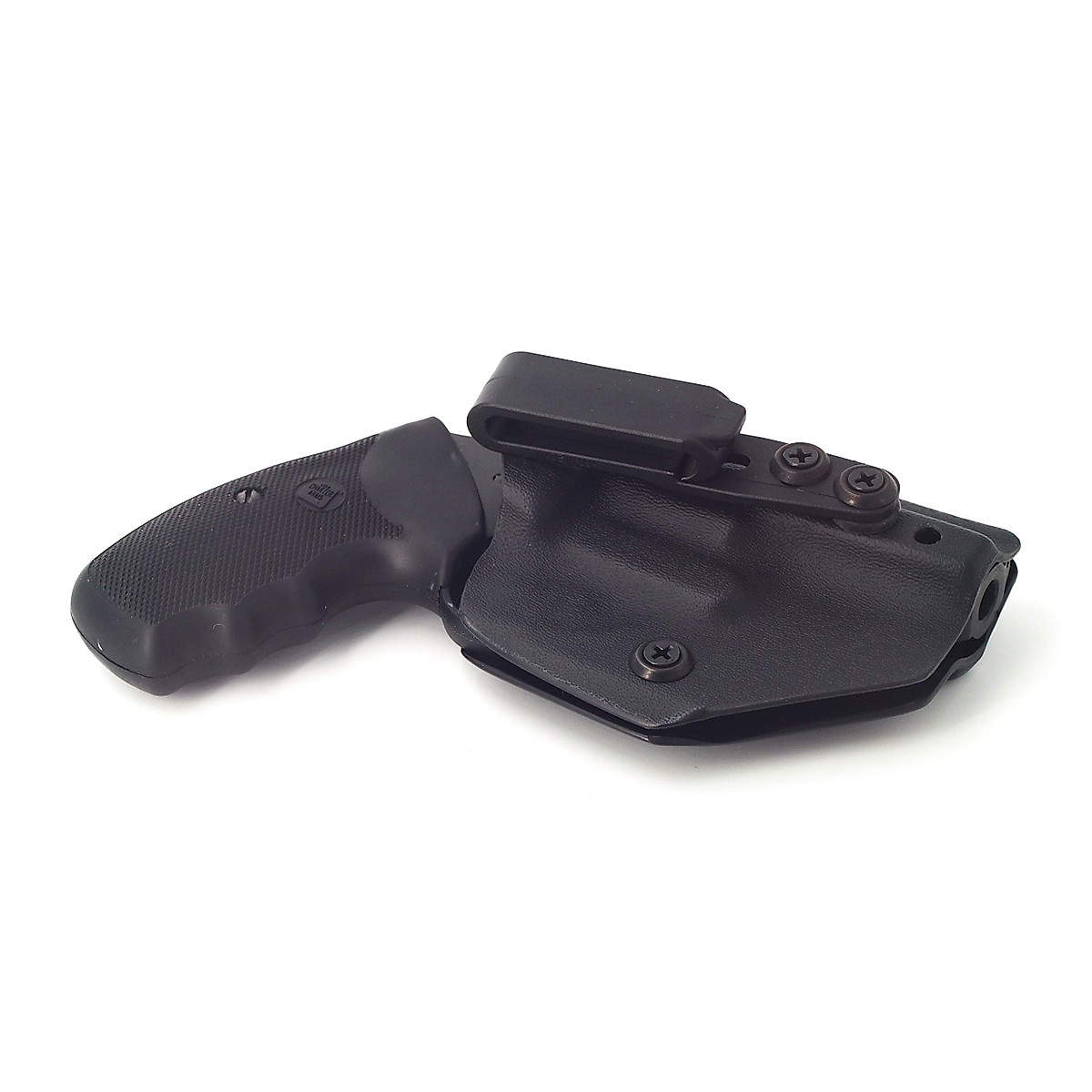 Compatable with Charter Arms Undercover 38 Special .38 Ambidextrous IWB Kydex Holster Inside Waistband Concealed Carry Holster Made in USA (Black)