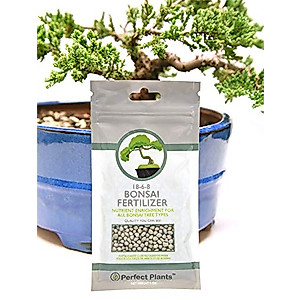Bonsai Fertilizer Pellets by Perfect Plants - 5 Year Supply - All Natural Slow Release - Extended Enrichment for All Live Bonsai Tree Types